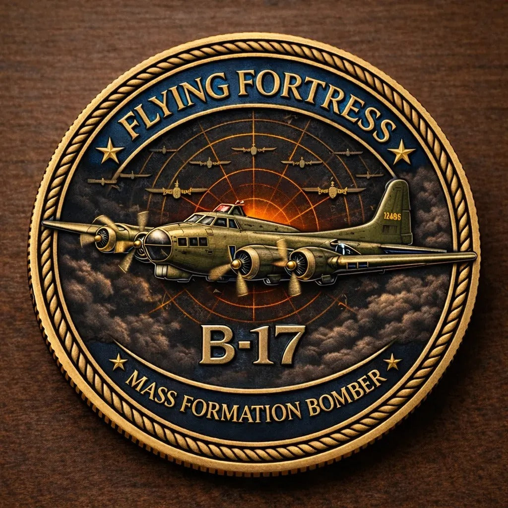 B-17 “Flying Fortress” Commemorative Coin – Doowear