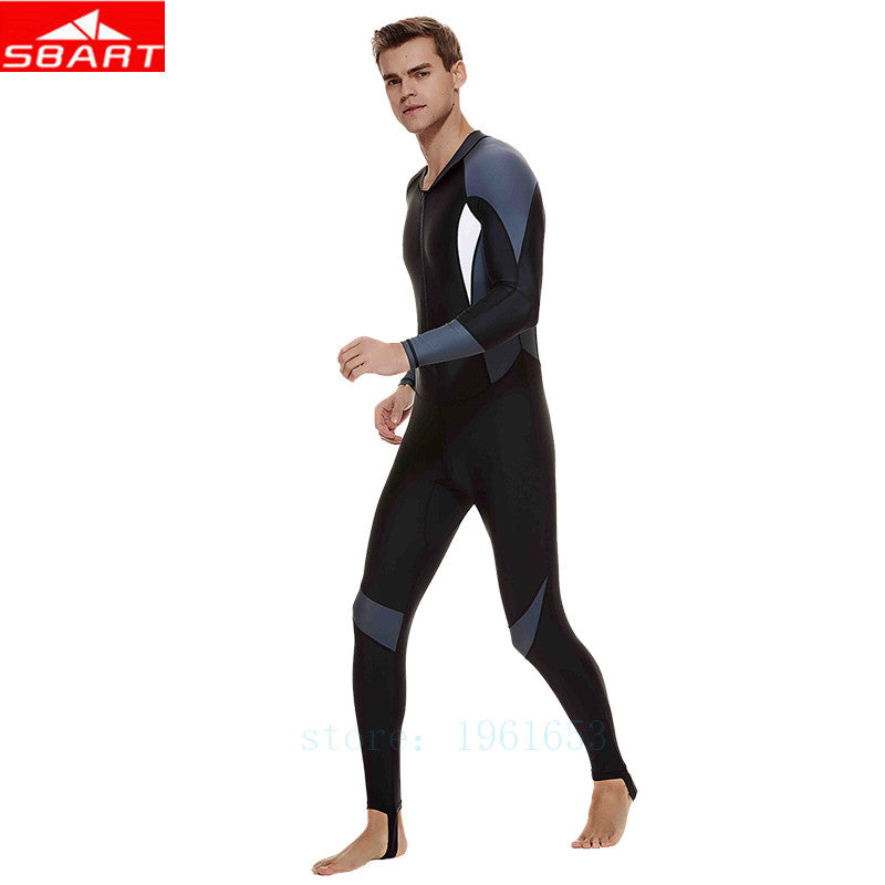 SBART Men Swim Wet Suits Long Sleeve Full Body Swimsuit – Doowear